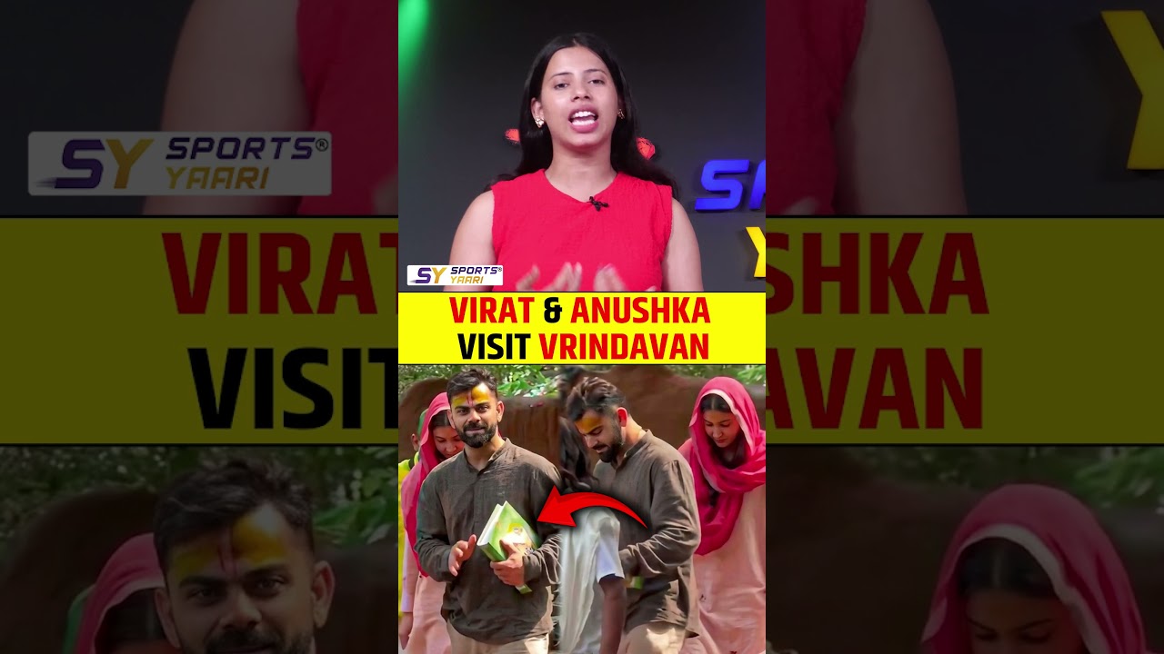VIRAT KOHLI & ANUSHKA SHARMA VISIT VRINDAVAN - Sports Yaari